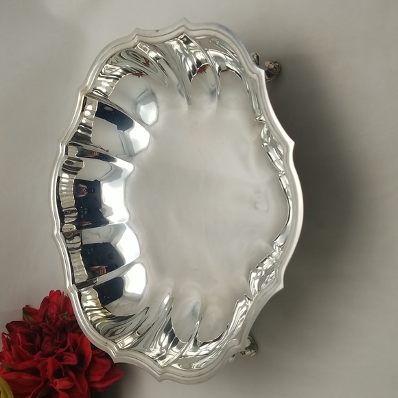 Oneida | Dining | Vintage Oneida Silver Plate Chippendale Vegetable ...